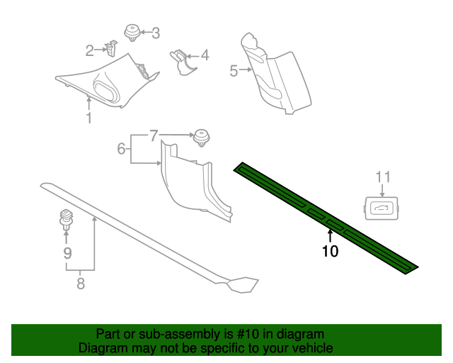 51-77-5-A39-3F3 - Door Trim Sill Plate Insert - 2015-2023 Mini Cooper ...