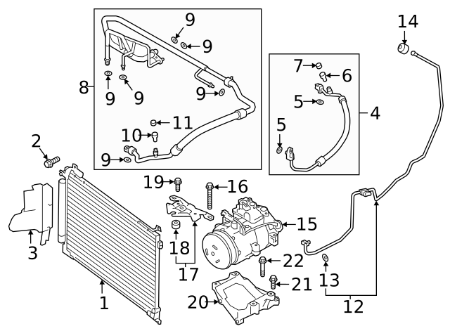 73233XC01A - Air Guide - 2019-2021 Subaru Ascent | World OEM Parts Subaru