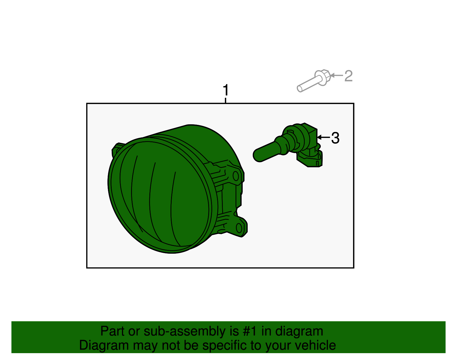 2011-2020 Toyota Fog Lamp Assembly 81220-08020 | Toyota Parts Express