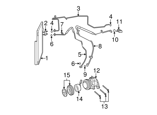 2009-2011 Mopar Discharge Line 55056914AE | TascaParts.com