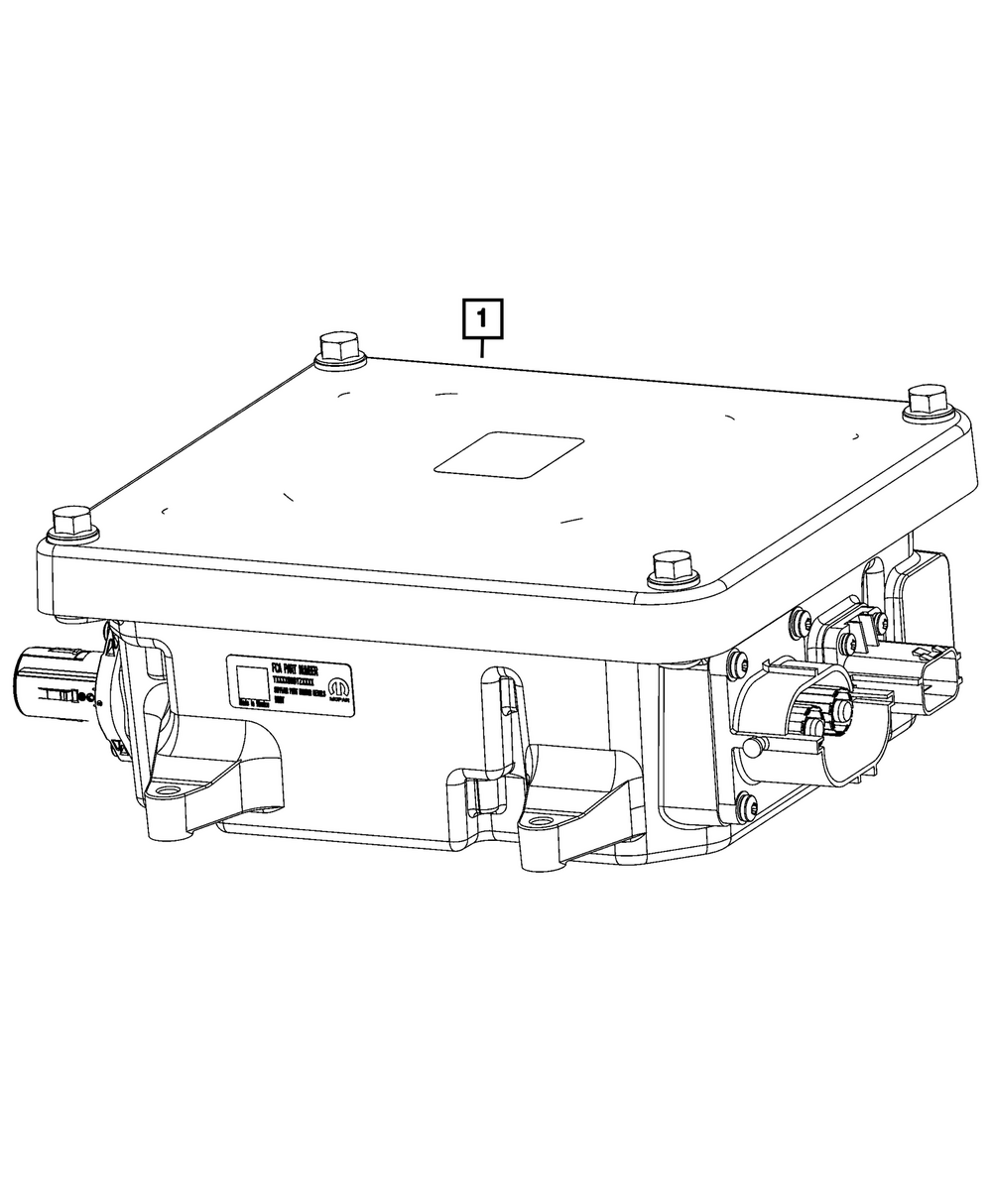 2024-2025 Ram ProMaster EV Intelligent Power Power Distribution Center ...