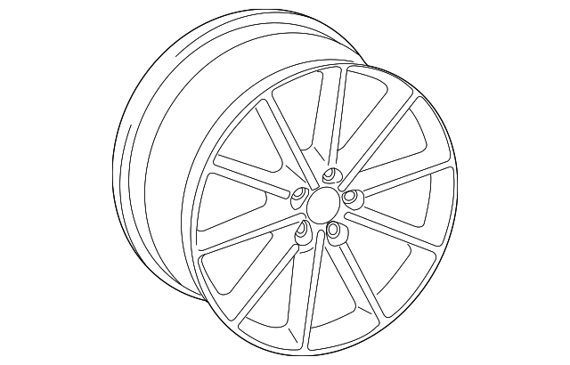 8T0-601-025-CR - Wheel, Alloy 2013-2017 Audi | Audi OEM Parts