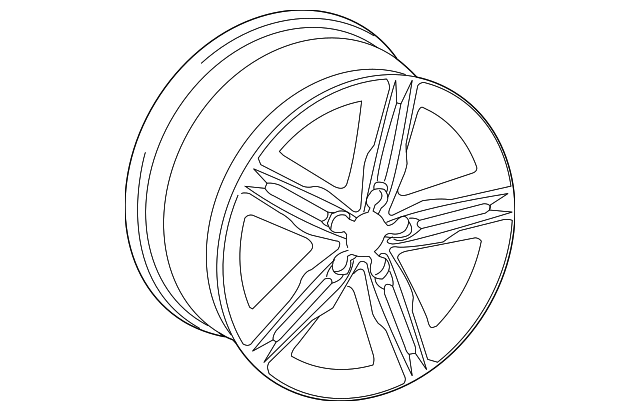 2008-2017 Audi Wheel, Alloy 8T0-601-025-CN | European OEM Parts Direct