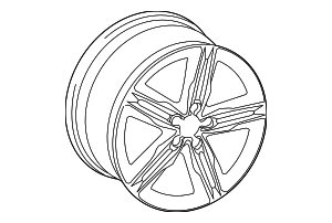 2008-2017 Audi Wheel, Alloy 8T0-601-025-CN | European OEM Parts Direct