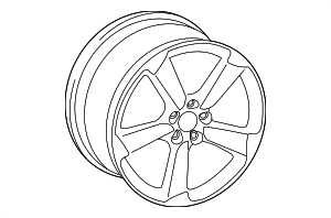2010-2017 Audi Wheel, Alloy 8T0-601-025-CD | OEM Parts Online