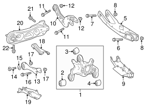 247-352-37-00 - Lower Control Arm 2014-2023 Mercedes-Benz | Mercedes ...
