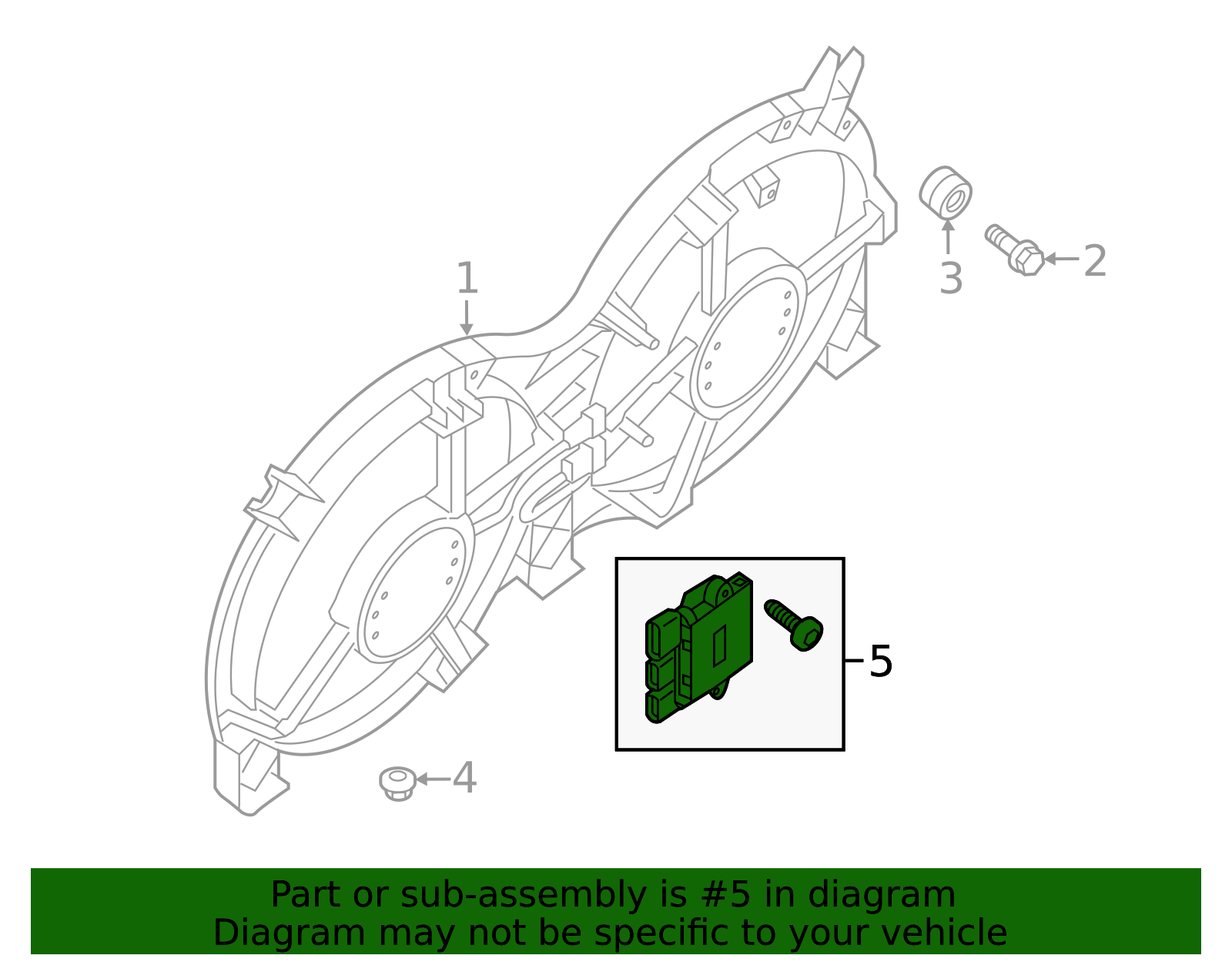 2013-2024 Nissan Pathfinder Engine Fan Control Module 21493-3JA0E ...