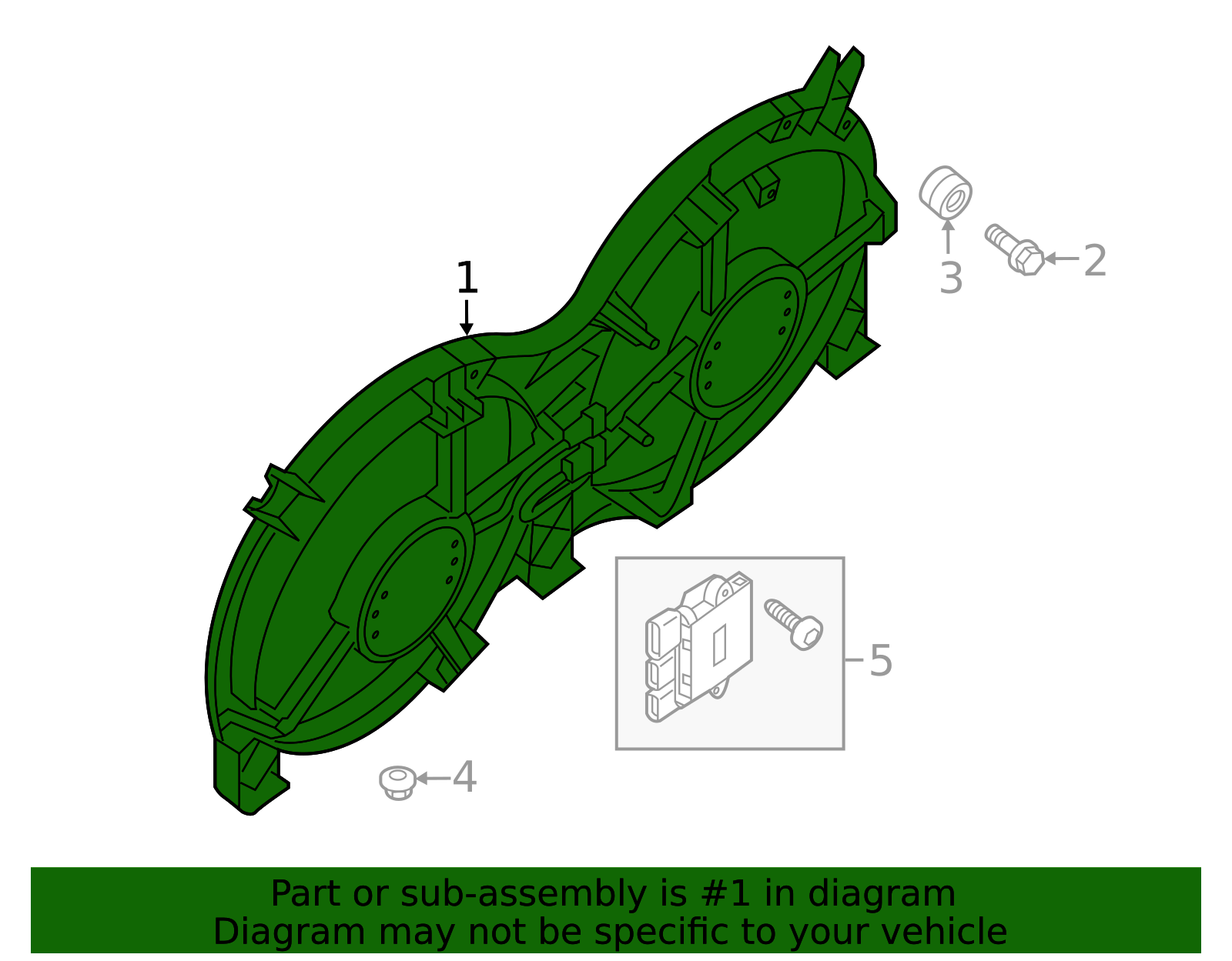 2013-2020 Nissan Pathfinder Fan Module 21481-3JA2E | Nissan Parts Central