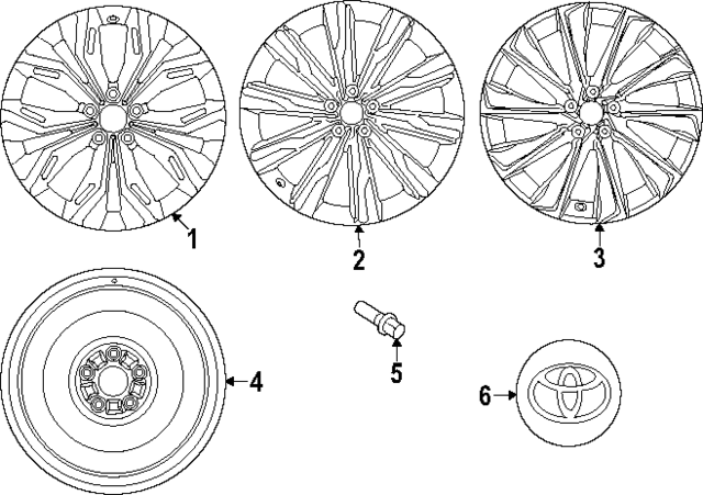 4261B-30010 - Spare Wheel 2023-2024 Toyota Crown | Longo Toyota Parts