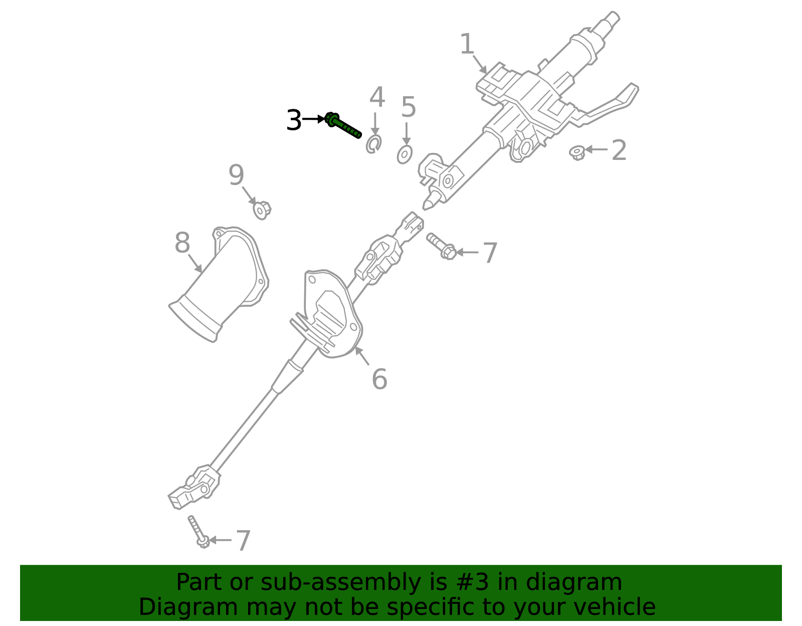 2017-2025 Hyundai Steering Column Bolt 56315-F2000 | OEM Parts Online