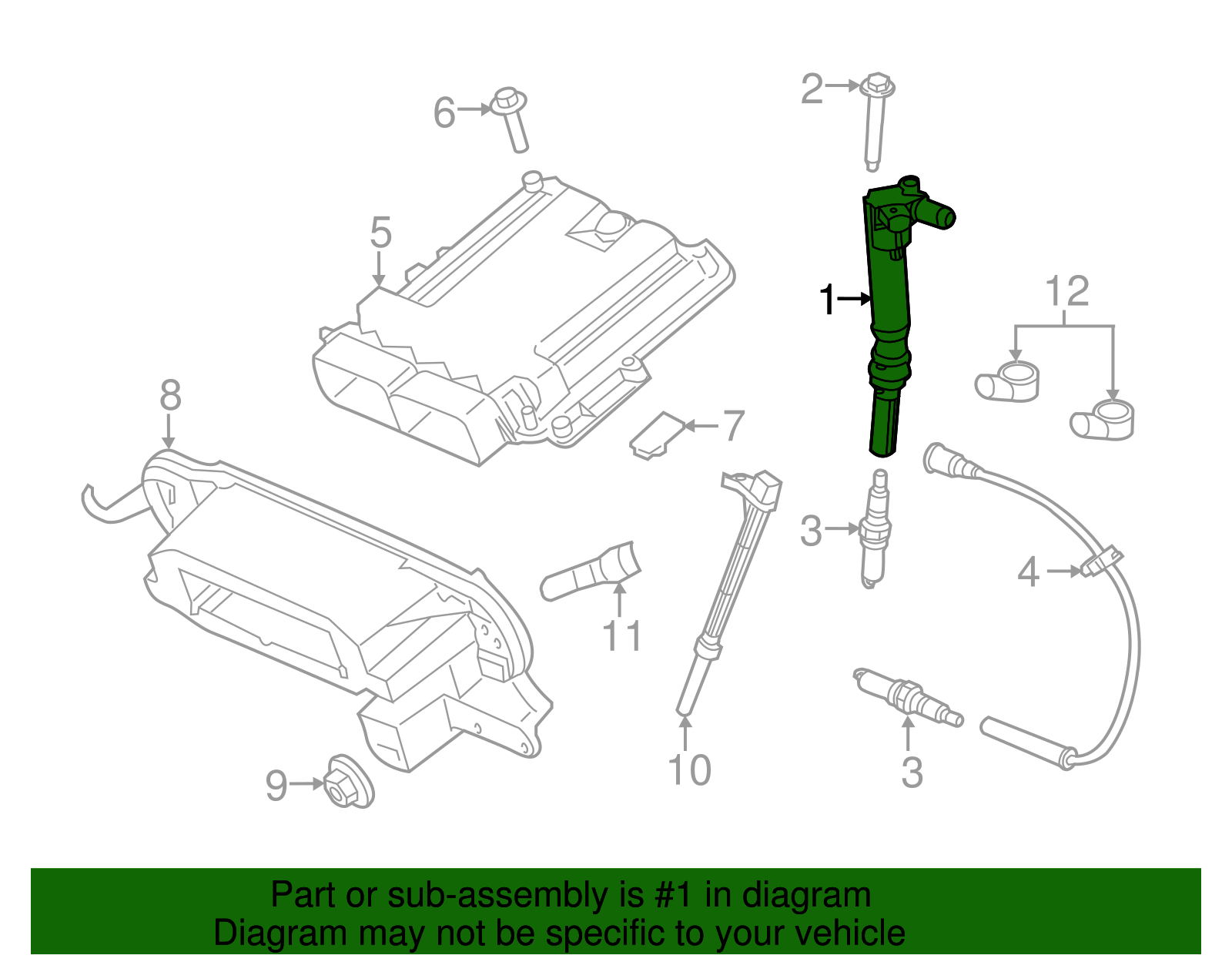 DG-571 - Motorcraft™ Ignition Coil 2017-2022 Ford | Big 3 Auto Parts
