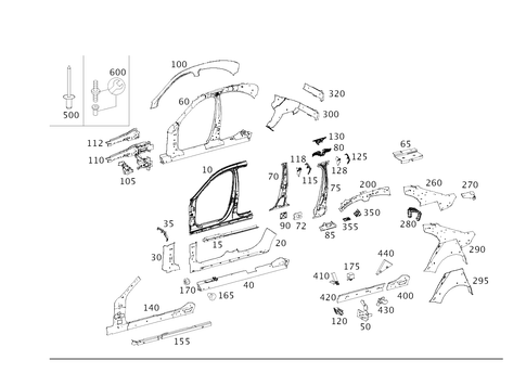 Side Panels for 2020 Mercedes-Benz S 450 | Mercedes-Benz USA Parts
