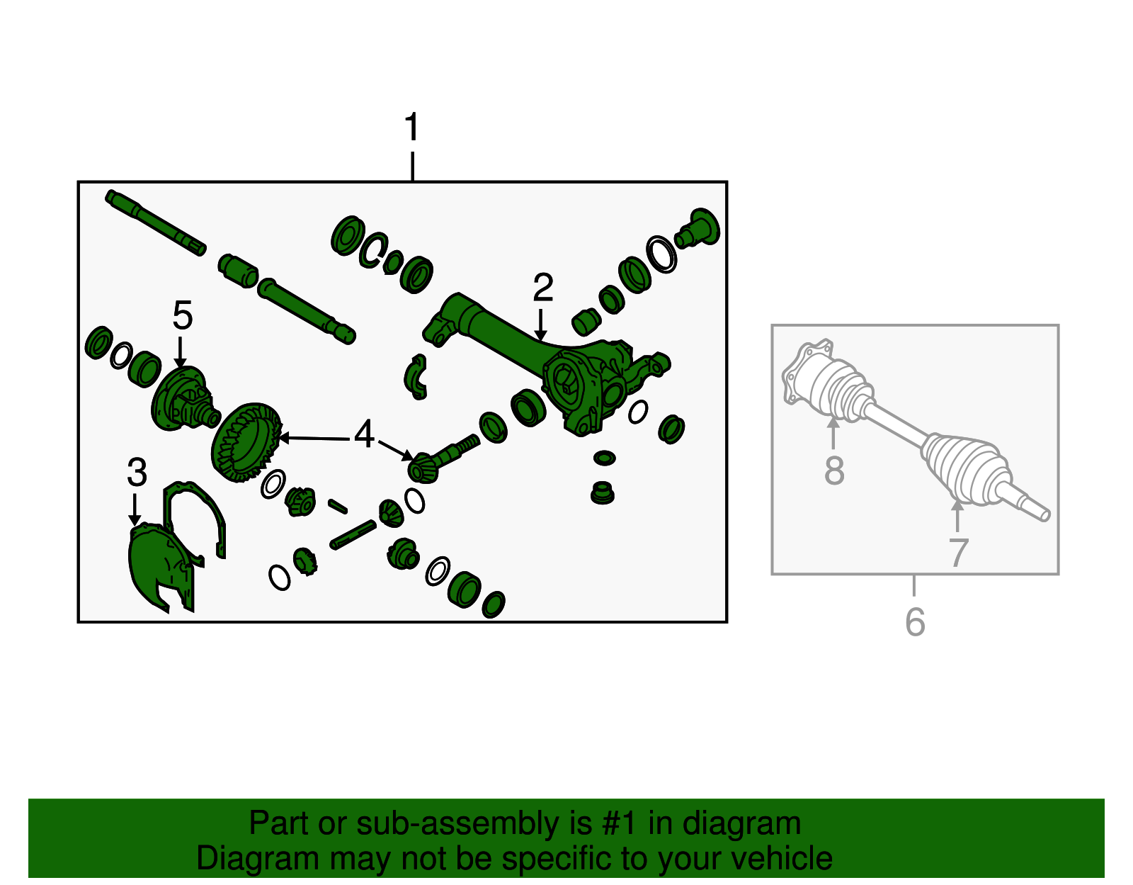 38500-EA400 - High-Quality Differential Assembly for 2005-2019 Nissan ...