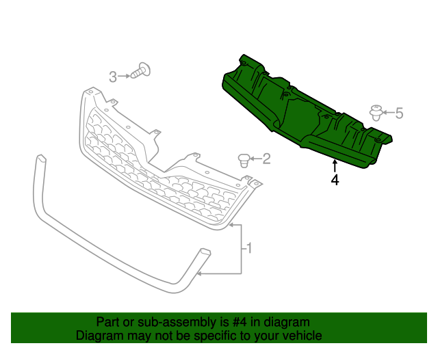 2014-2018 Subaru Forester Closure Panel 91165SG000 | Subaru Parts Store