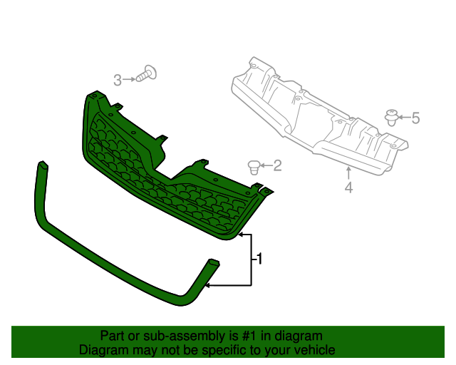 2014-2016 Subaru Forester OEM NEW 2014-2016 Subaru Forester Lower Front ...