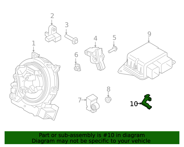 2021 Ford Bronco Position Sensor M2DZ-14B416-B | OEM Parts Online