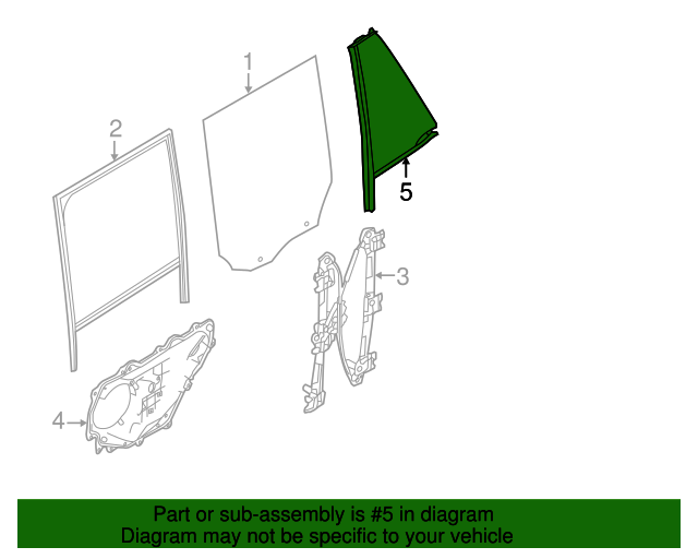 2014-2022 Land Rover Range Rover Fixed Glass LR052687 | JaguarParts.com
