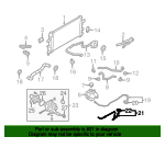 2008-2018 GM Throttle Body Heater Inlet Pipe 25192905 | GMPartsDirect.com