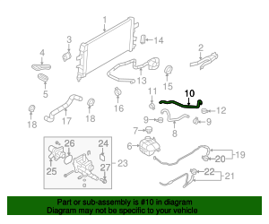 55562372 - OEM GM HOSE GMPartsCenter.net | GM Parts Center
