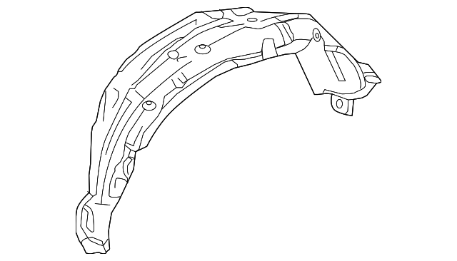 2015-2021 Lexus Wheelhouse Liner 65637-78010 | OEM Vehicle Parts