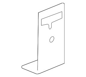 2007-2019 GM Rear Center Seat Belt Retractor Bracket 15792091 GM ...