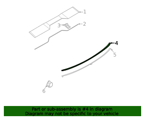 Genuine BMW 51-62-8-084-544 | Rear Spoiler | FREE Shipping on Most ...