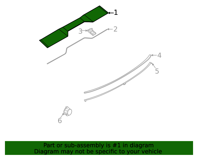 Genuine BMW 51-62-9-881-846 | Spoiler Wing | FREE Shipping on Most ...