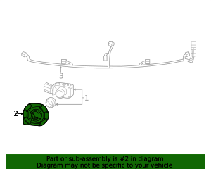 89348-12070-P2 - Park Sensor Retainer - 2021-2024 Lexus | My L Parts