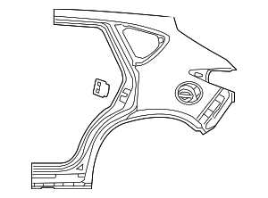 2016-2021 Mazda CX-3 Quarter Panel D2YP-71-41X | QuirkParts