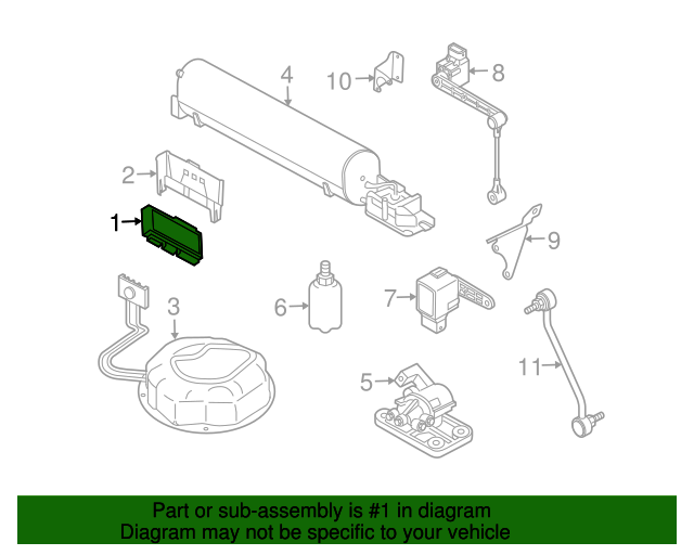 Genuine OEM Control Module Part# RQT000013 Fits 2003-2006 Land Rover ...