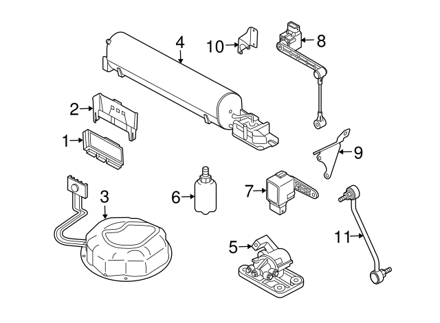 Genuine OEM Pressure Sensor Part# MAV500010 Fits 2003-2005 Land Rover ...