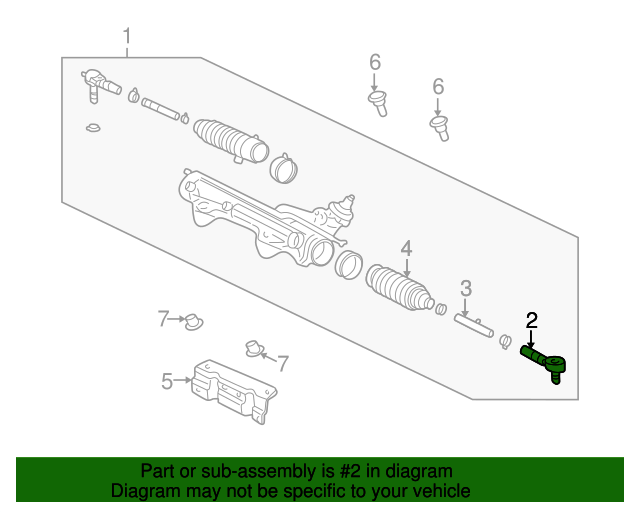 Genuine OEM Ford Part - Outer Tie Rod 5L5Z-3A130-AA | Genuine OEM Ford ...