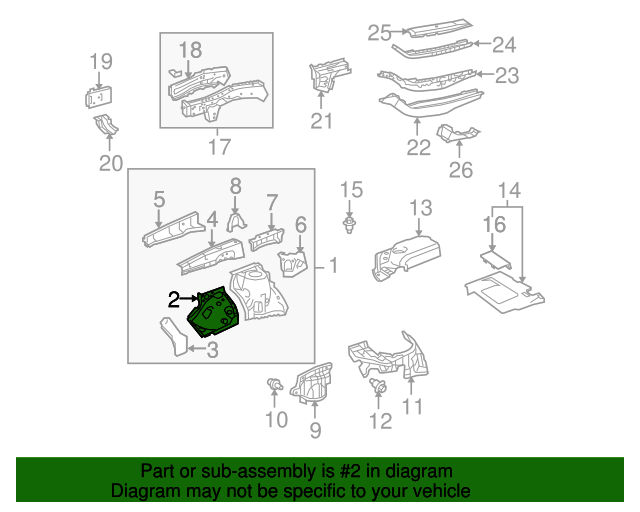 53712-0T010 - Front Panel - 2010-2015 Lexus | MyLexusParts