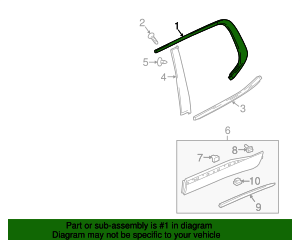 F Molding 84838705 | GMPartsNow