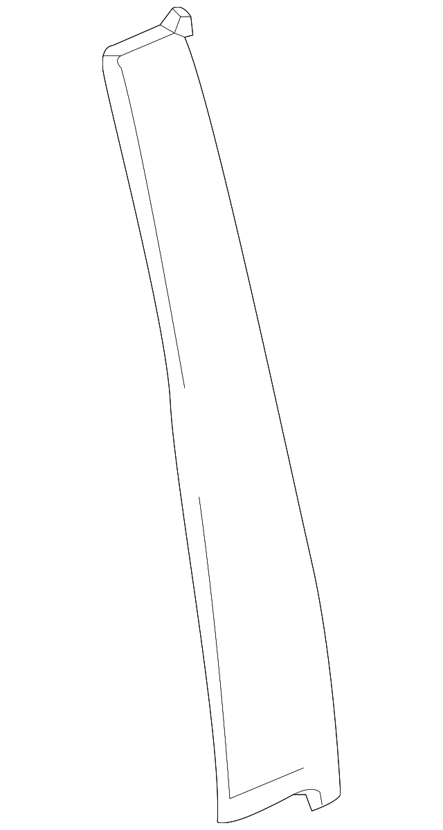 2018-2023 Chevrolet Traverse Rear Passenger Side Door Window Frame ...