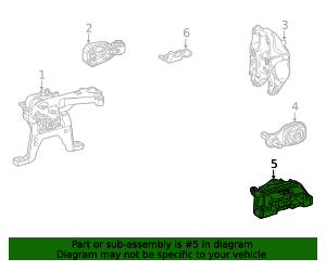 2020-2023 Mercedes-Benz Automatic Transmission Mount 177-240-75-00 ...