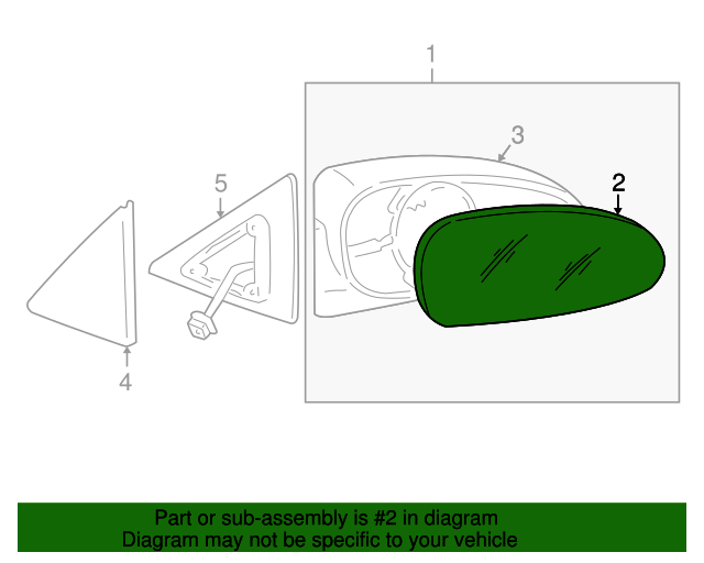 2001-2005 Hyundai Glass 87608-39600 | QuirkParts
