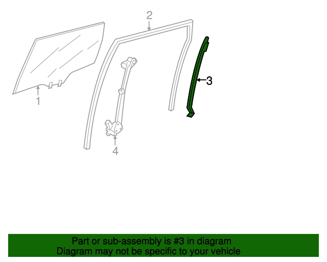 2012-2016 Honda CR-V Rear Guide 72731-T0A-A01 | OEM Parts Online