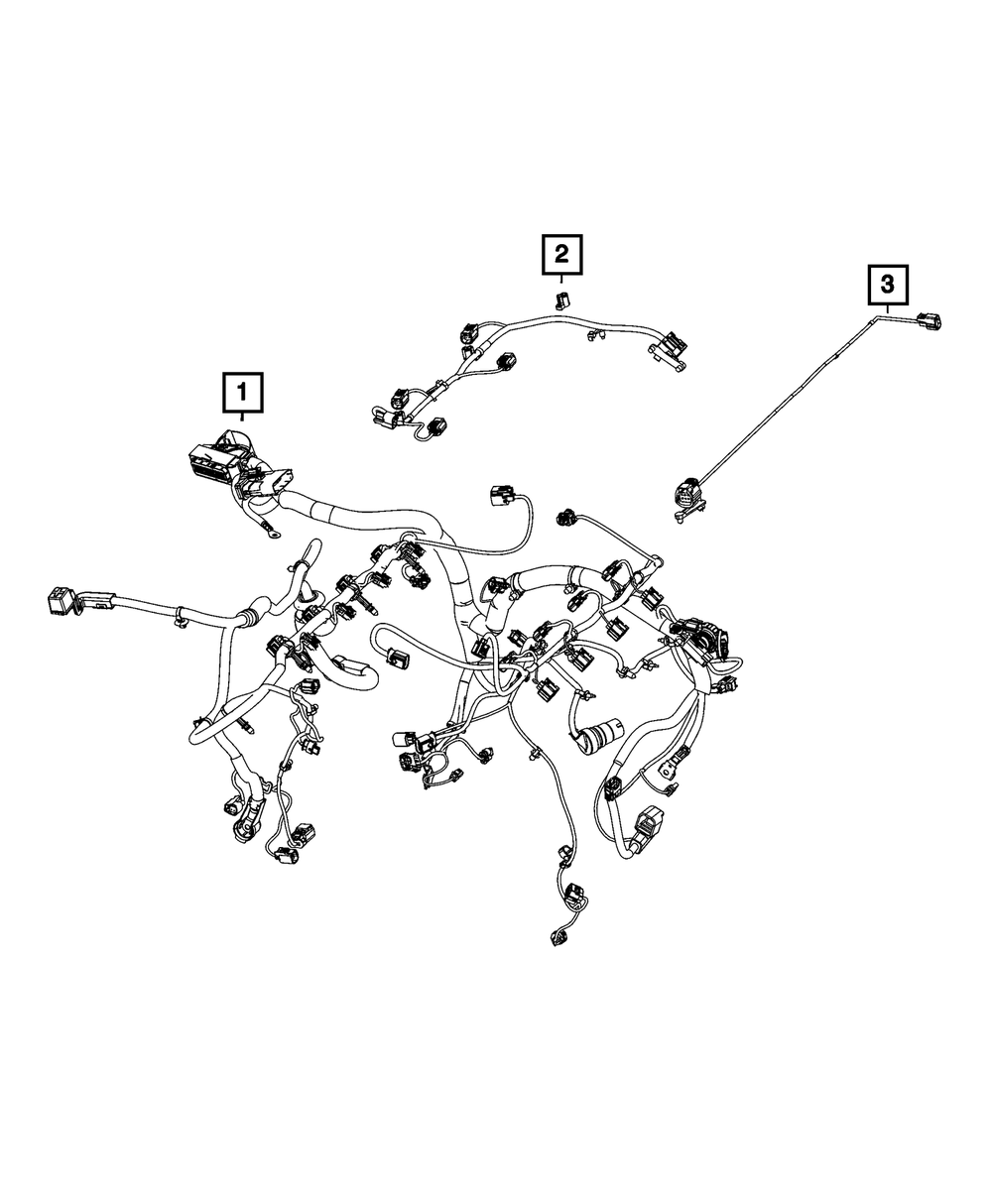 2009-2025 Mopar Jumper Wiring 4801784af | TascaParts.com