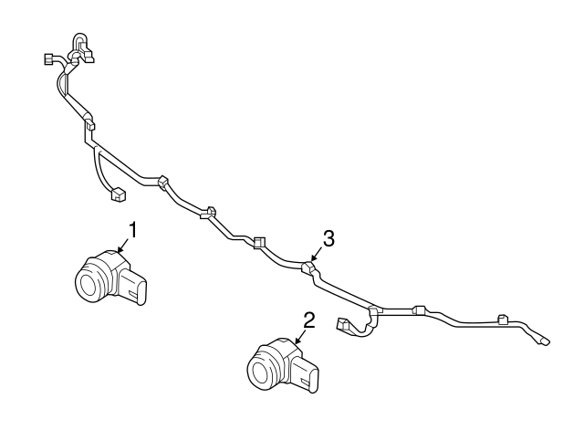 2016-2021 Nissan Parking Aid Sensor 25994-EZ01A | AutoNationParts.com
