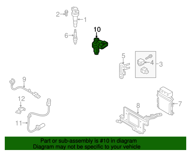 Genuine Camshaft Position Sensor for 2012-2021 Hyundai | Part# 39350 ...