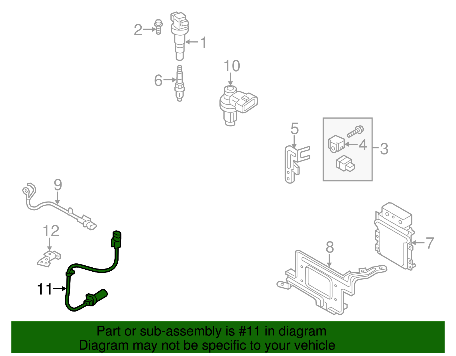 39180-2B030 - High-Quality Engine Crankshaft Position Sensor for 2013-2021 Hyundai | AutoNation ...
