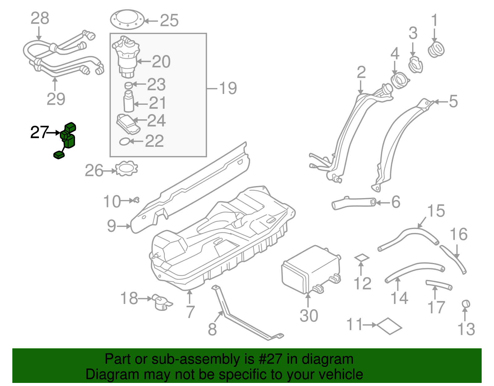 LD47-60-960 - 2002-2006 Mazda MPV - Fuel Gauge Sending Unit | Mazda ...