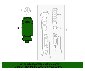 292-320-05-25 - Air Spring 2015-2019 Mercedes-Benz | Mercedes-Benz USA ...