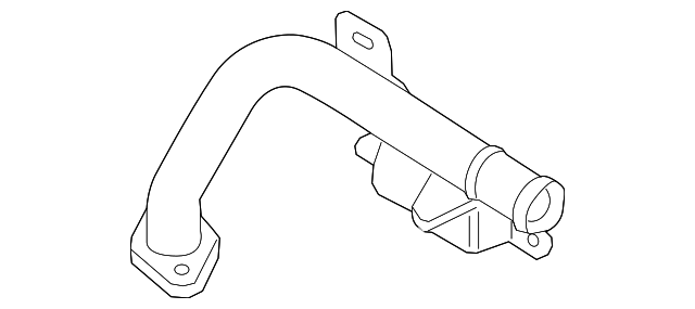 25457-2M000 - Water Pipe 2020-2023 Kia Rio | Kia.Parts Store
