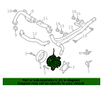 25100-2M020 - Water Pump 2020-2023 Kia Rio | Kia.Parts