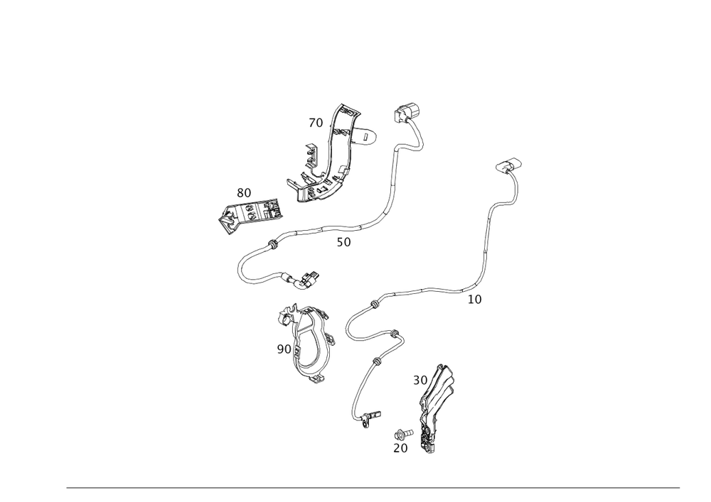 Rotational Speed Sensor - Part #246-905-76-03 | Mercedes Parts Center