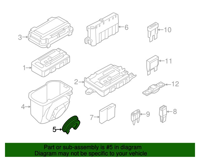 Genuine BMW 61-13-9-259-269 | Control Box Pad | FREE Shipping on Most ...
