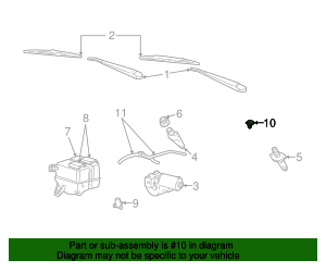 1995-2011 Ford Nozzle F77Z-17603-BA | GetOEMParts.com