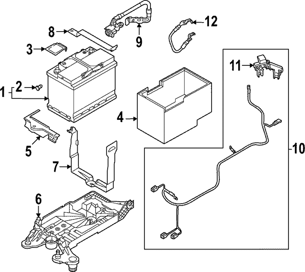 2022-2024 Volkswagen Battery Current Sensor 5WA-915-181-C | QuirkParts